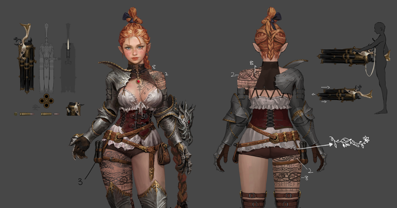 Lineage W | 結合魔力與工學「槍手」