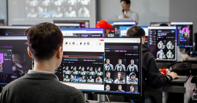 게임 개발을 돕는 AI 창작 도구, VARCO Art 사내 교육 현장