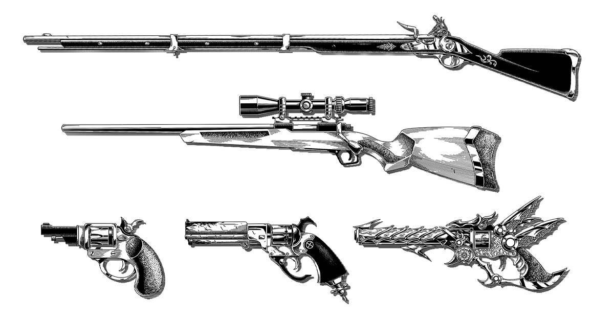 리니지 무기 백과사전 09 | 총